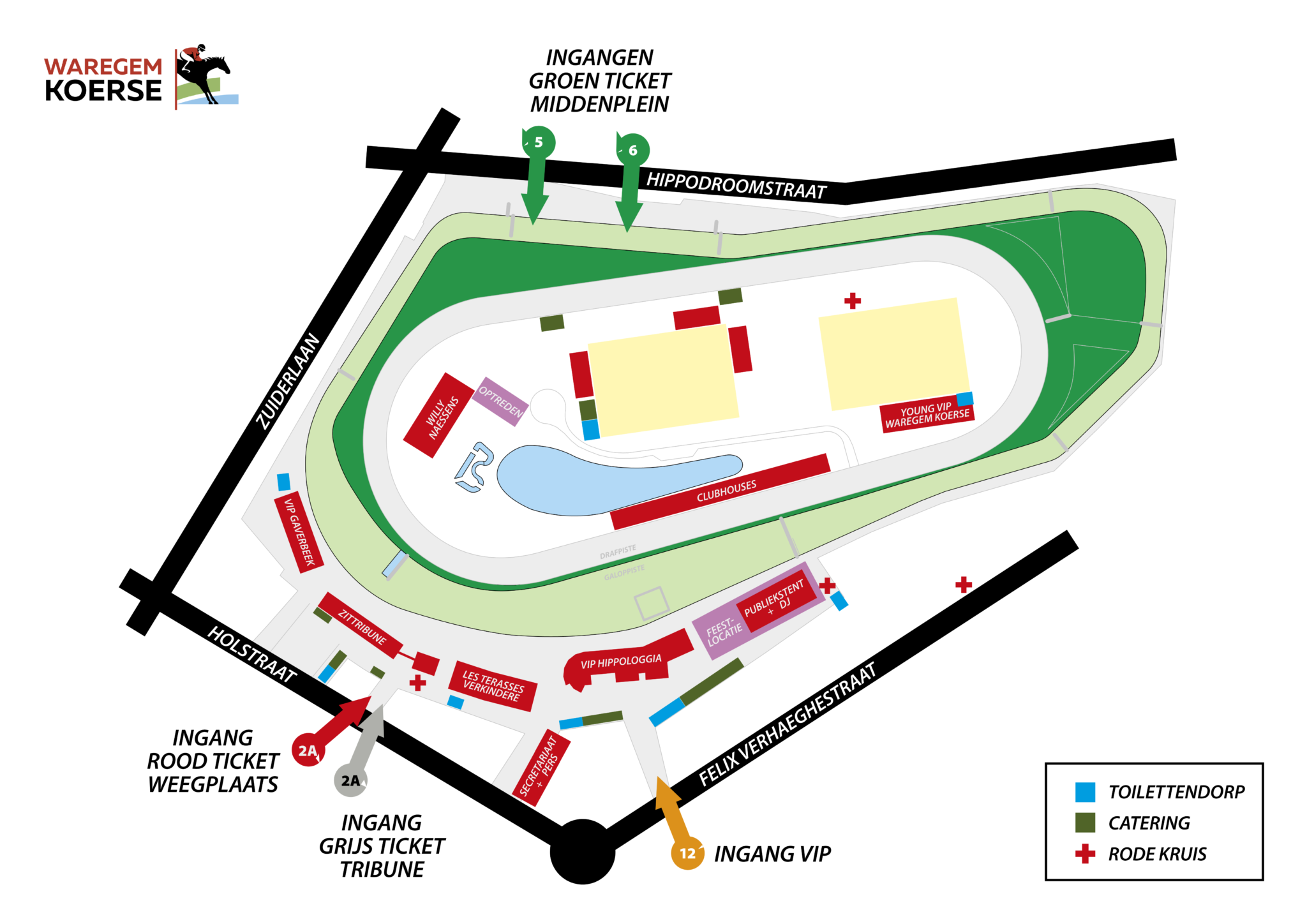 Toegangen - Waregem Koerse
